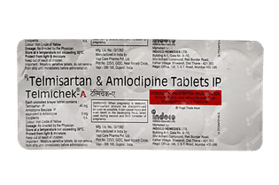 Telmichek A 405 Mg Tablet 10 - Uses, Side Effects, Dosage, Price | Truemeds