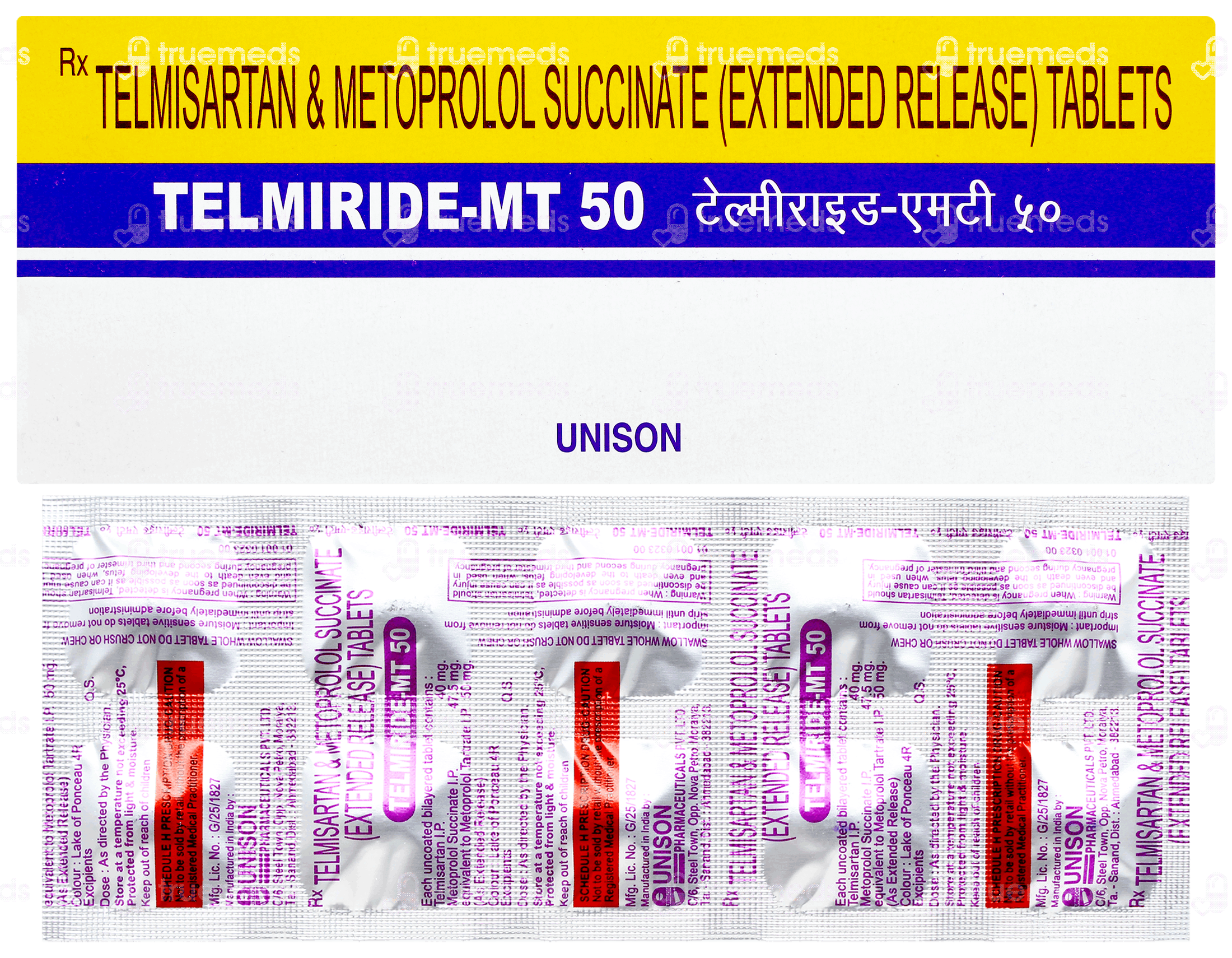 Telmiride Mt 40/50 MG Er | Order Telmiride Mt 40/50 MG Tablet Er Online ...