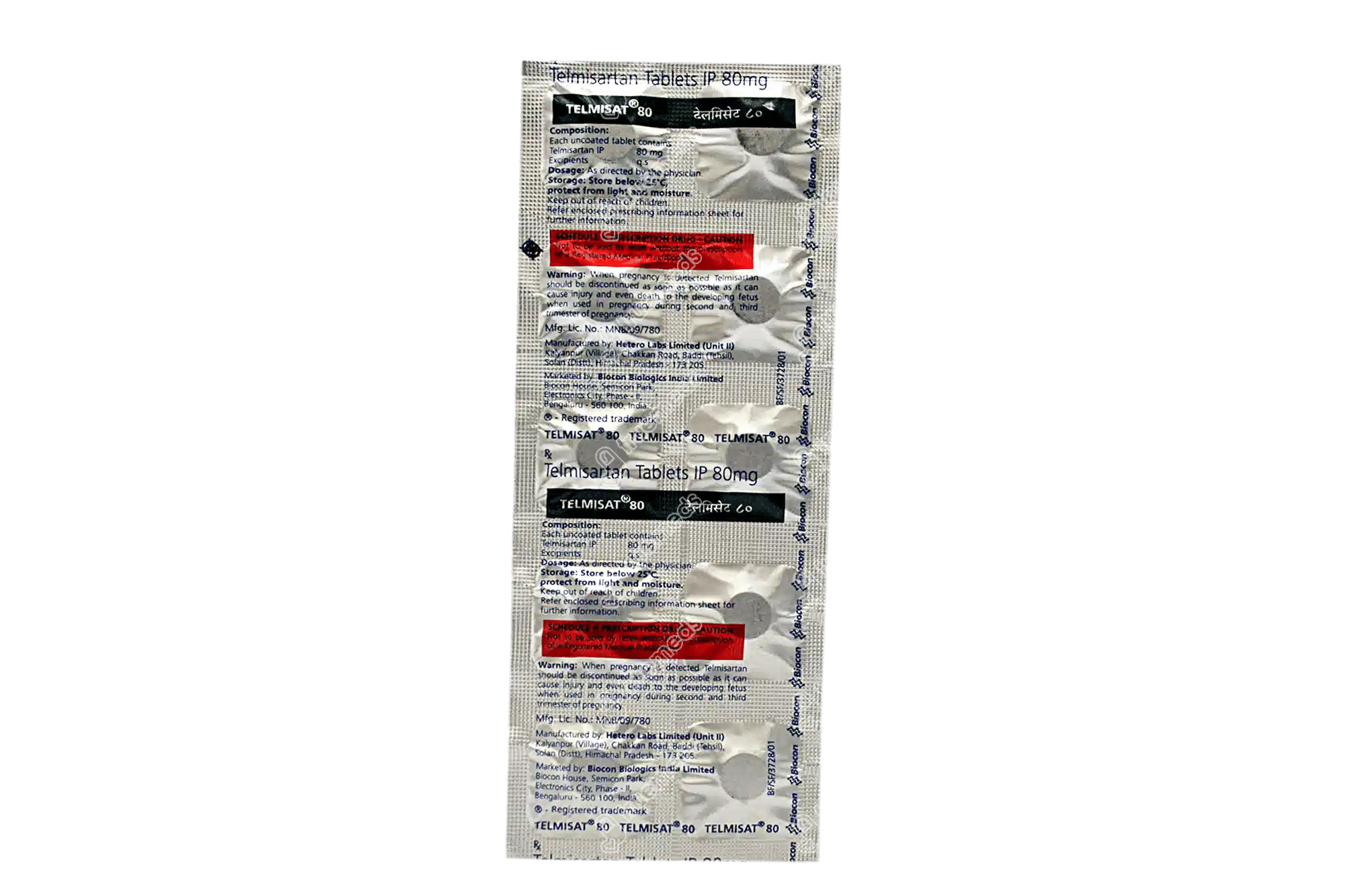 Telmisat 80 Tablet 10: Uses, Side Effects, Price & Substitutes