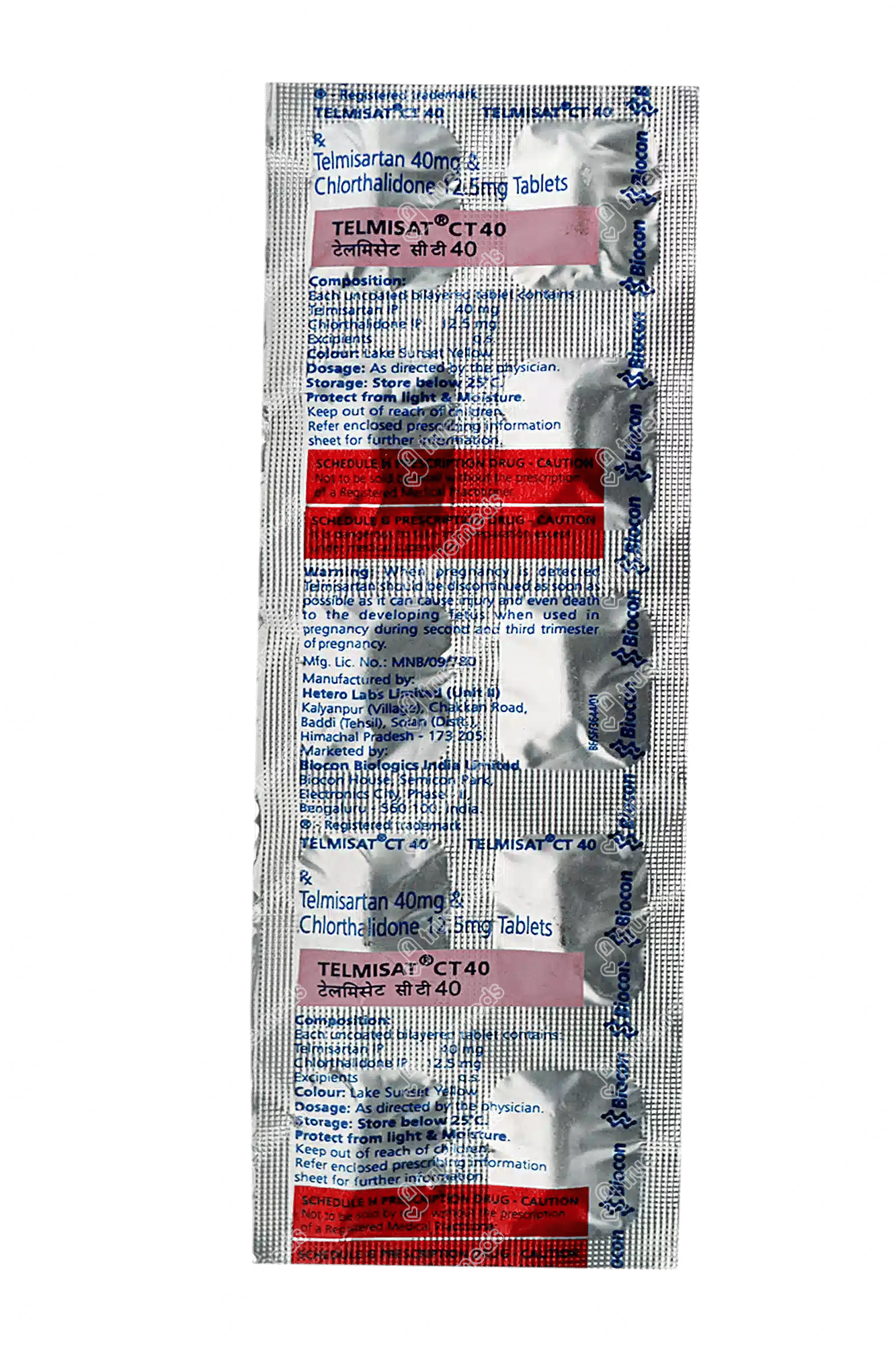 Telmisat Ct 40 Tablet 10: Uses, Side Effects, Price & Substitutes