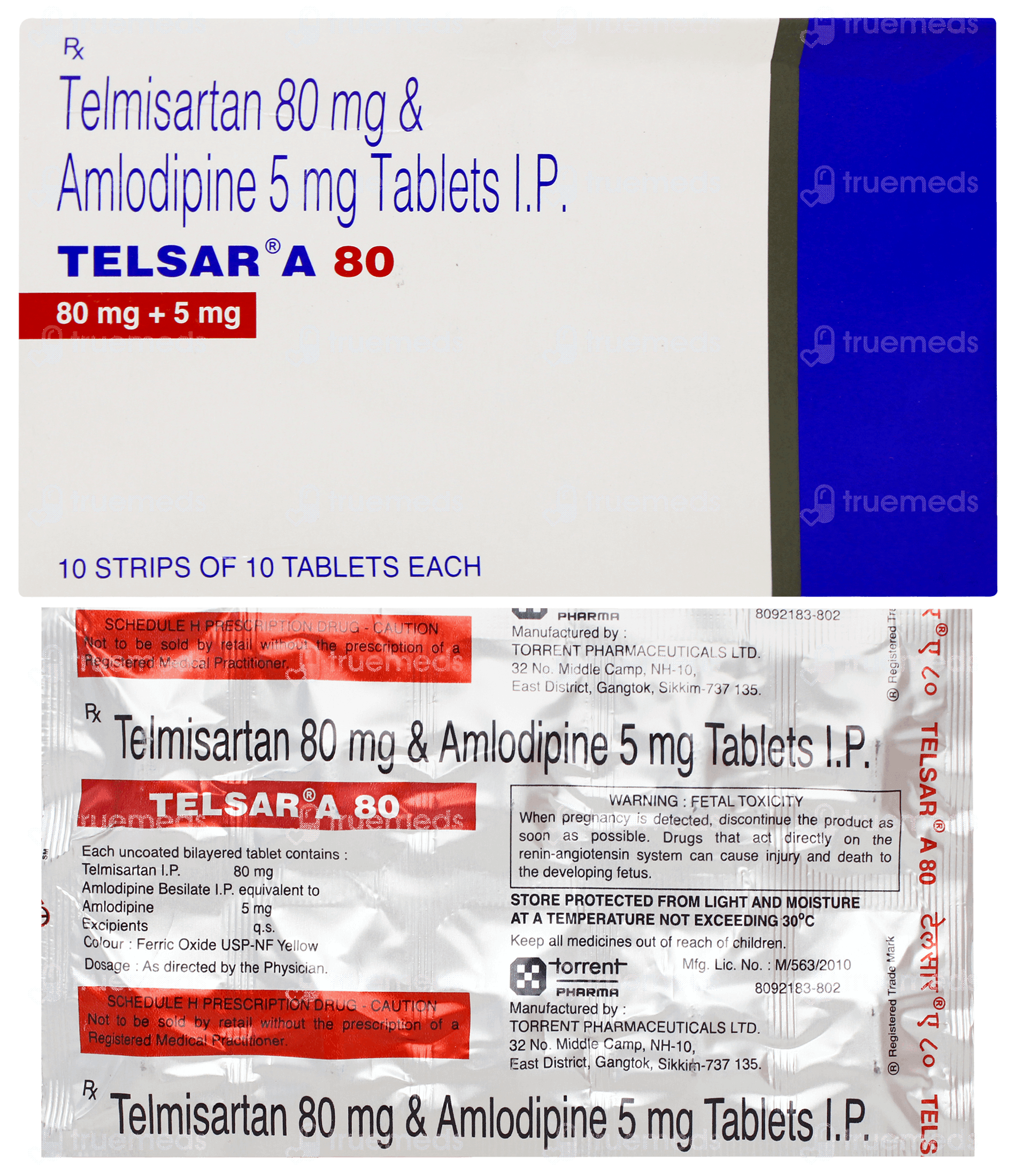 Telsar A 80 Tablet 10: Uses, Side Effects, Price & Substitutes