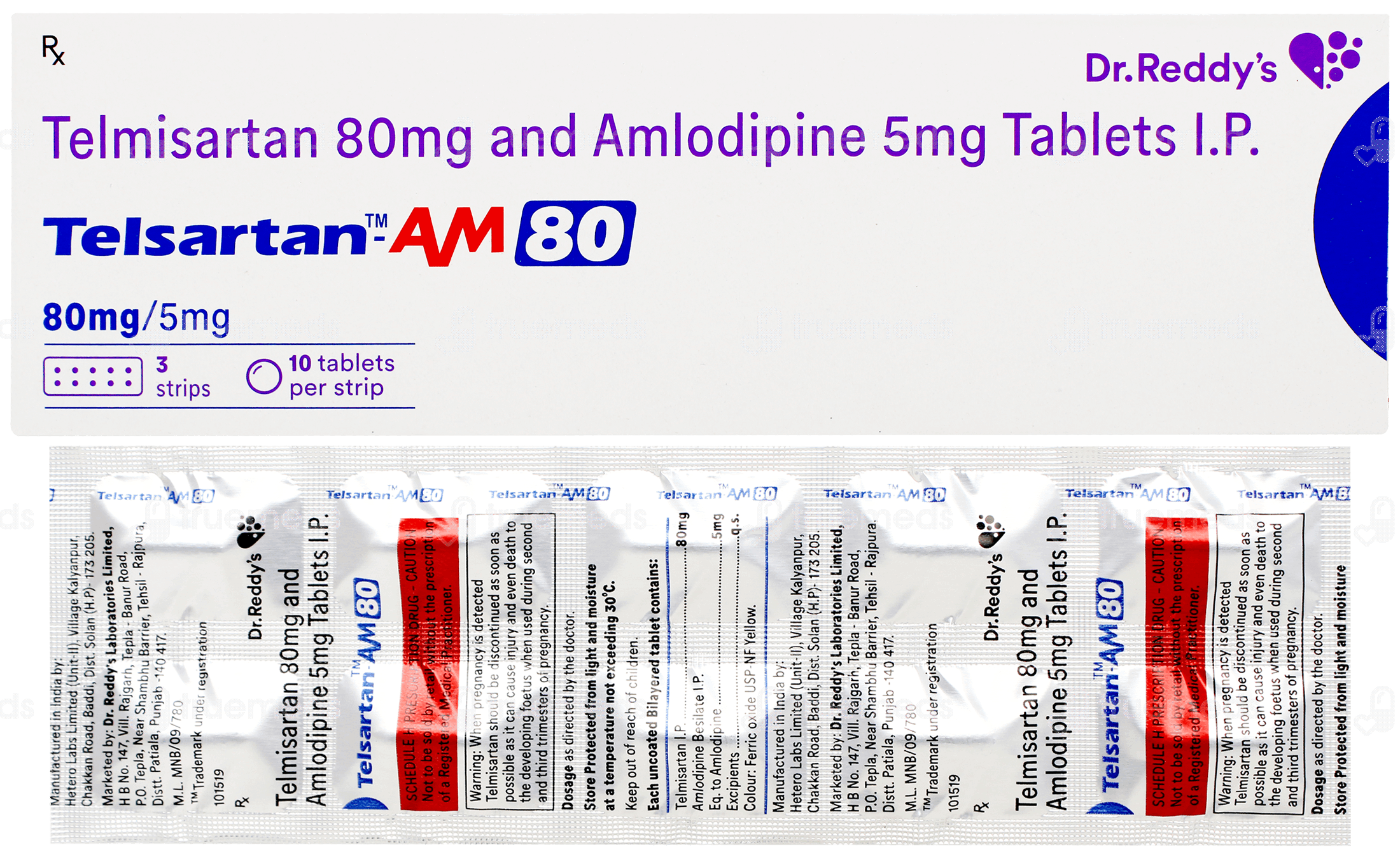 Telsartan Am 80 Tablet 10: Uses, Side Effects, Price & Substitutes