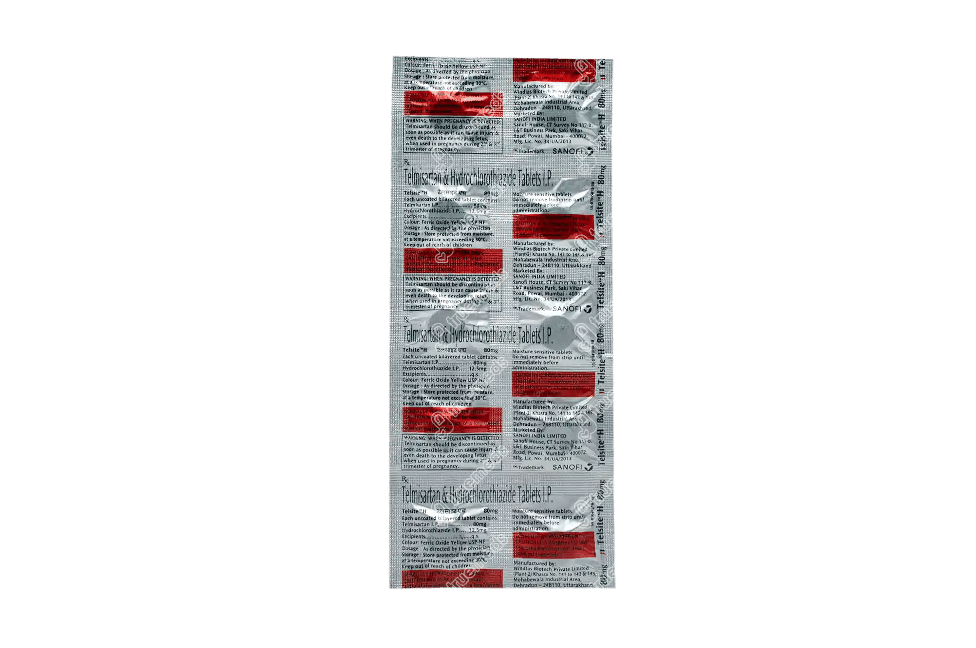 Telsite H 80mg Tablet 10: Uses, Side Effects, Price & Substitutes