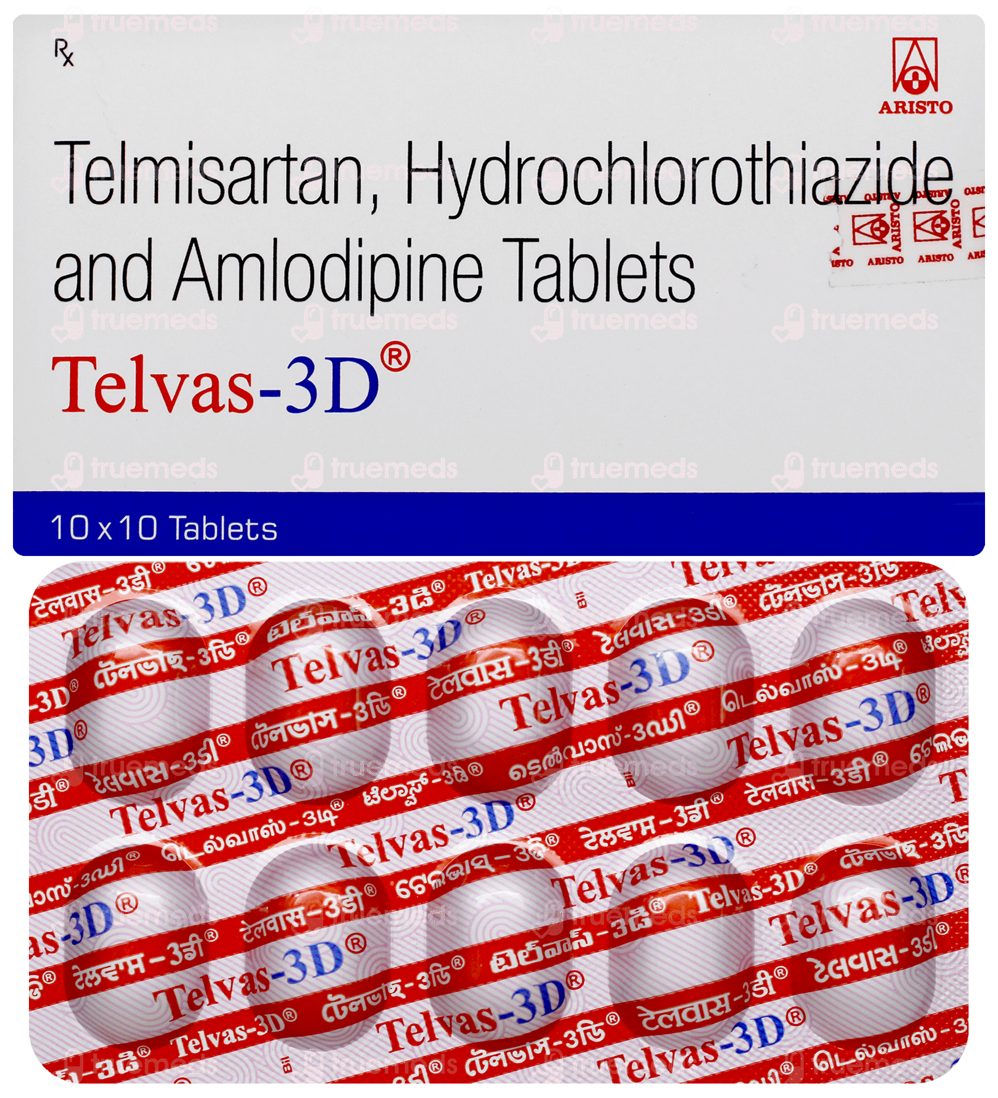 Telvas 3d Tablet: Uses, Side Effects, Price & Substitutes