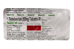 Telzox 20 MG Tablet 10 - Uses, Side Effects, Dosage, Price | Truemeds