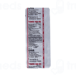 Temsi Am 40 Tablet 10: Uses, Side Effects, Price & Substitutes