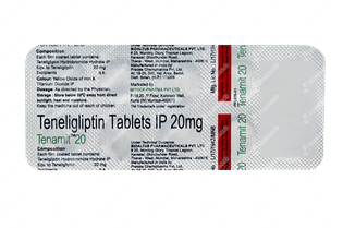 Tenamit 20 Mg Tablet 10 - Uses, Side Effects, Dosage, Price | Truemeds