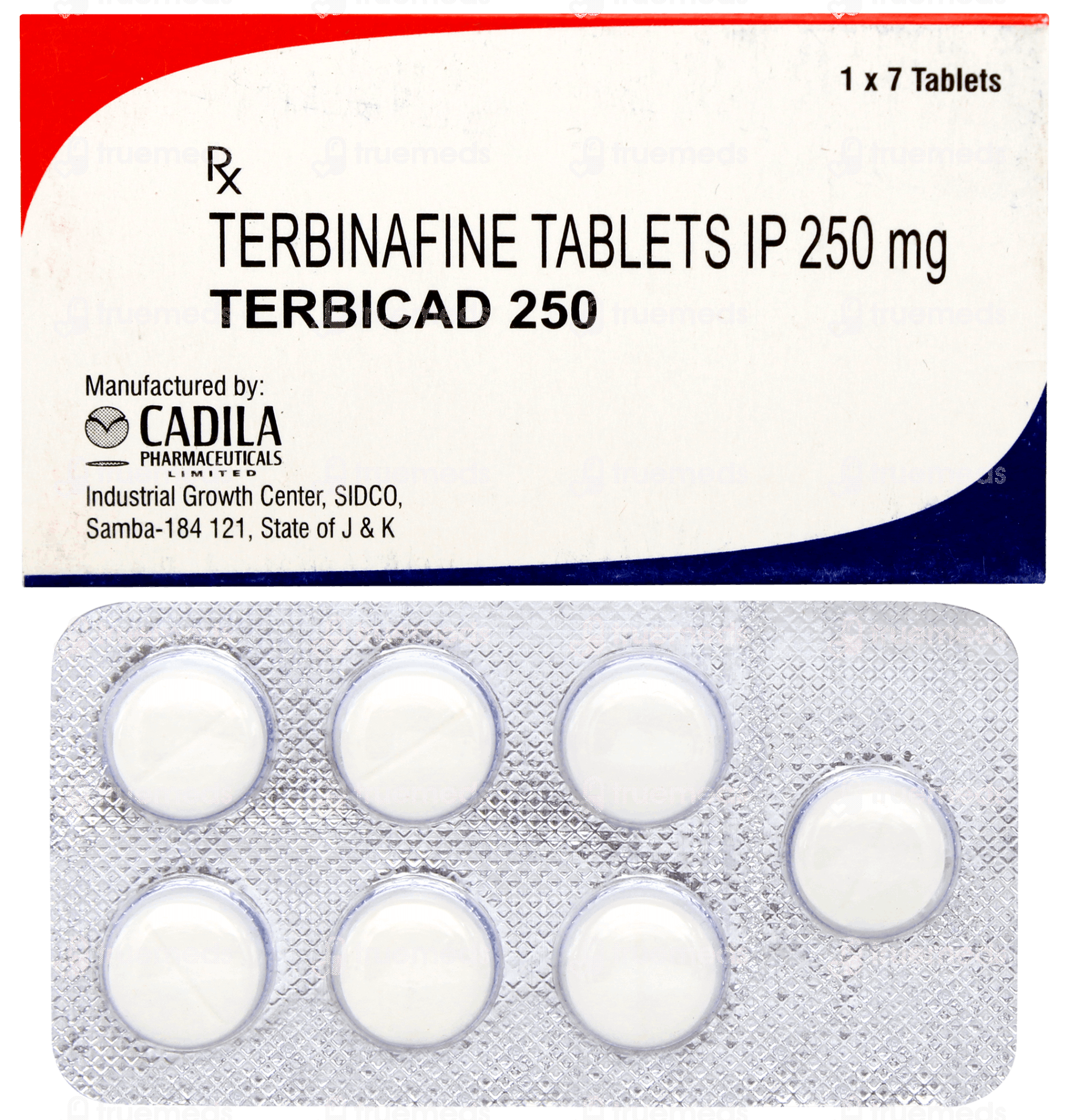 Terbicad 250 Mg Tablet 7 - Uses, Side Effects, Dosage, Price | Truemeds