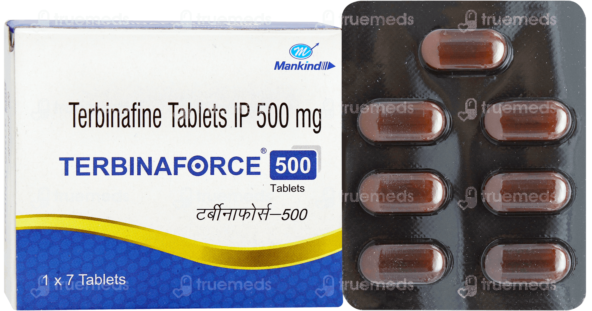 Terbinaforce 500 Mg Tablet 7 - Uses, Side Effects, Dosage, Price | Truemeds