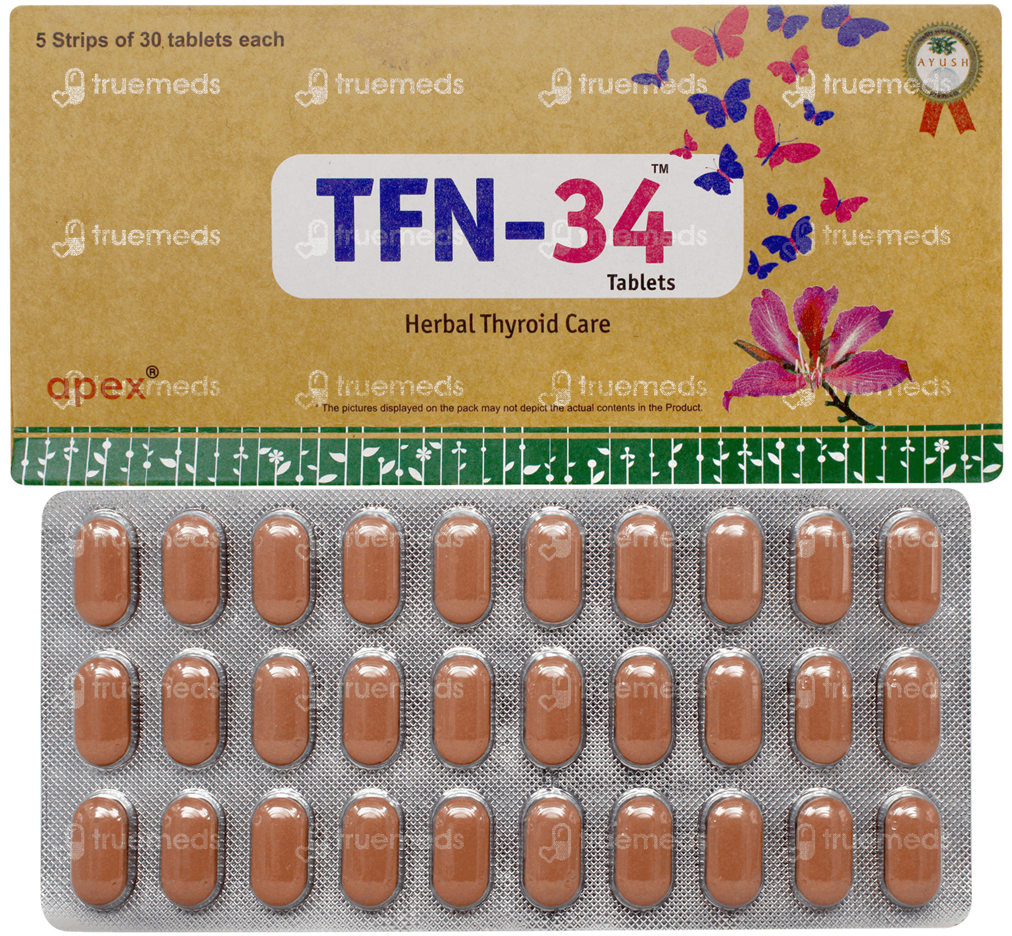Tfn 34 Mg Tablet 30 - Uses, Side Effects, Dosage, Price | Truemeds