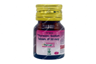 Thyroup 50 MCG 1 | Order Thyroup 50 MCG Tablet 1 Online at Truemeds