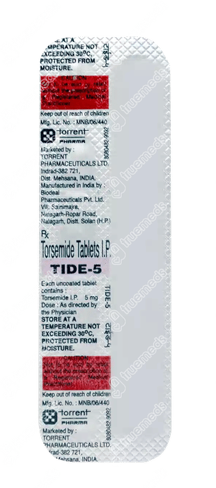 Tide 5 Mg Tablet 10 - Uses, Side Effects, Dosage, Price | Truemeds