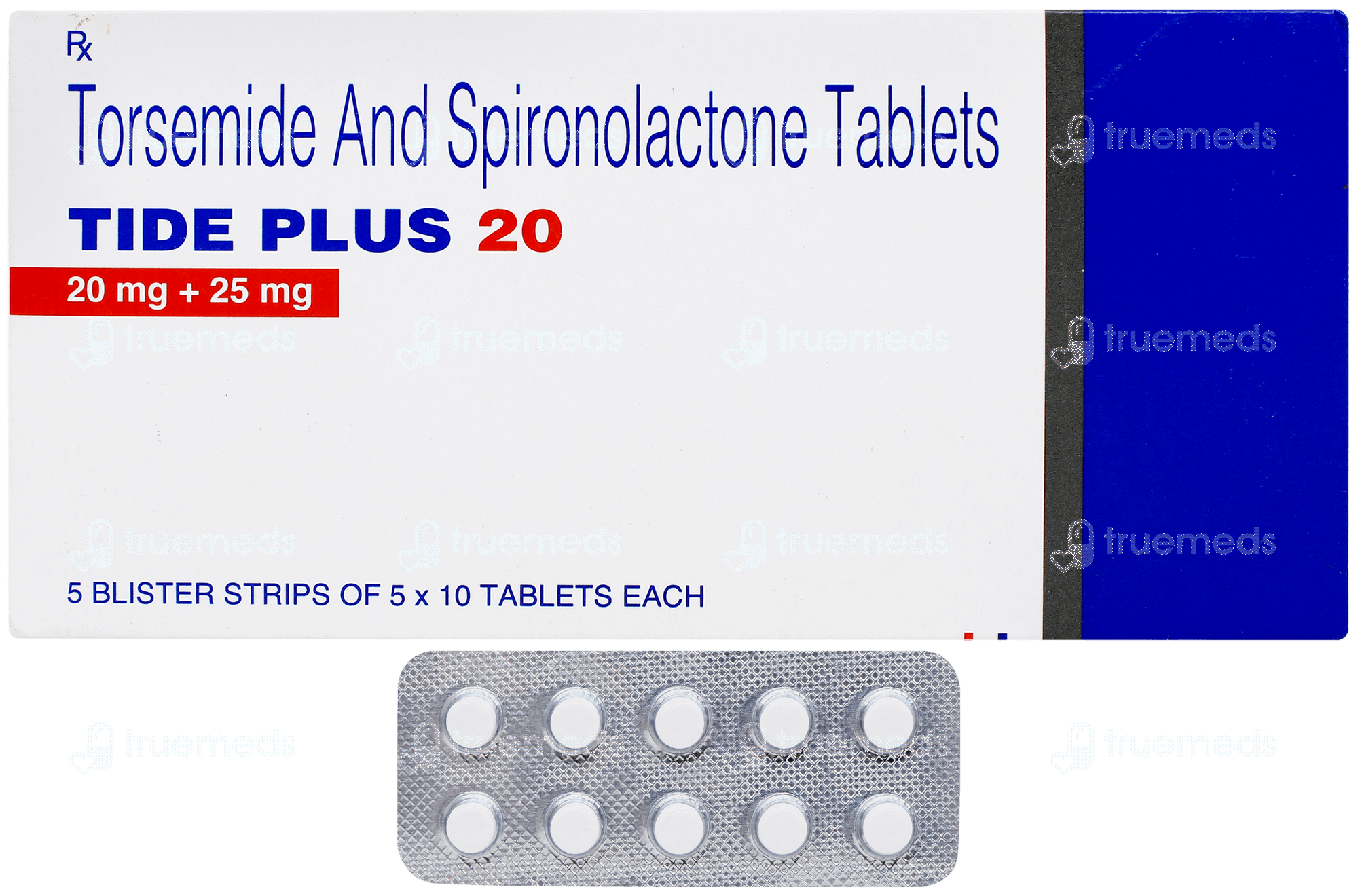 Tide Plus 25/20 MG | Order Tide Plus 25/20 MG Tablet Online at Truemeds