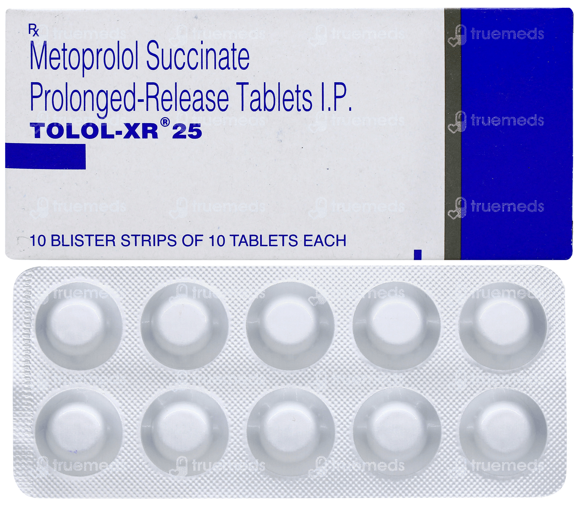 Tolol Xr 25 Tablet 10: Uses, Side Effects, Price & Substitutes