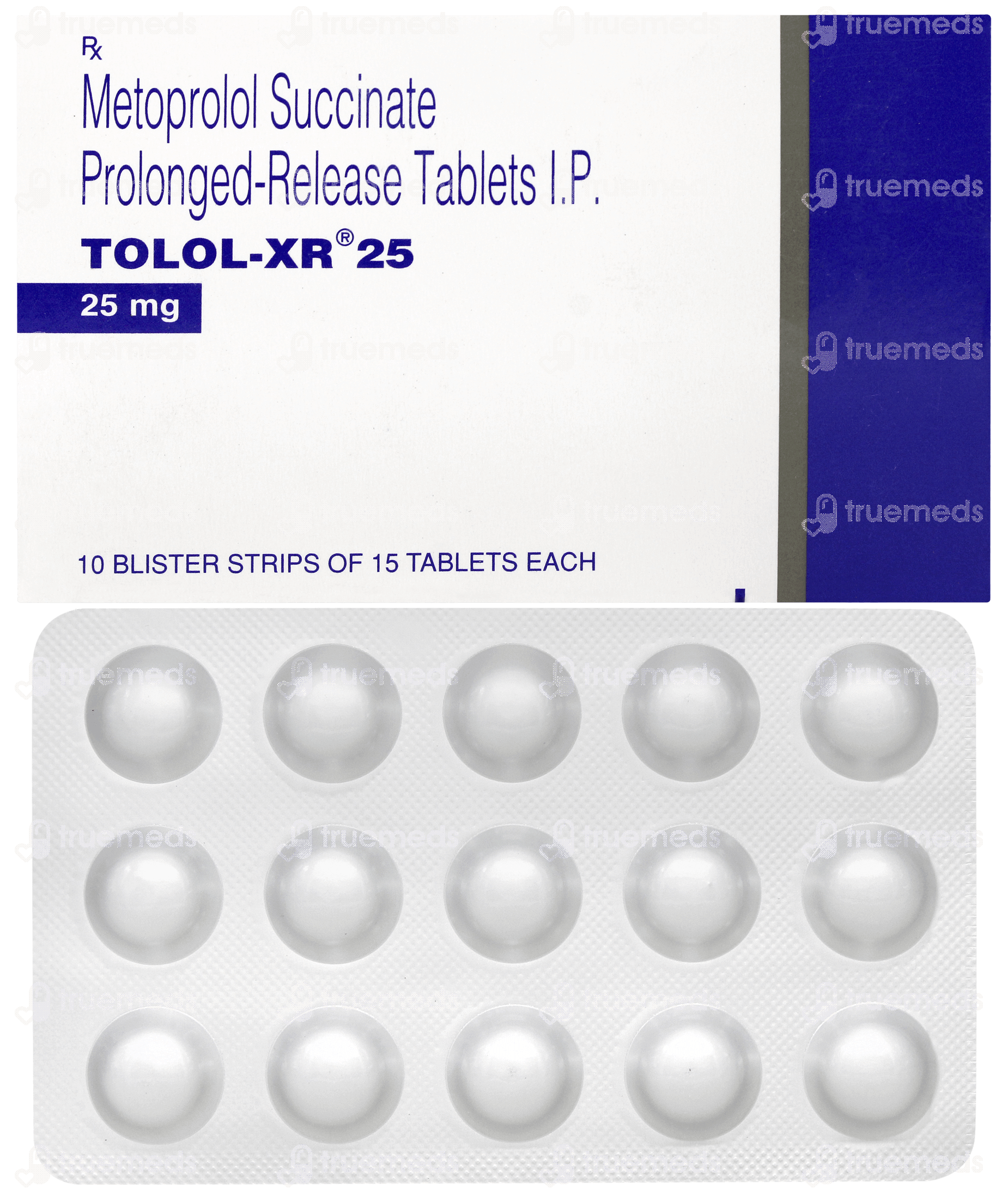 Tolol Xr 25 Tablet 15: Uses, Side Effects, Price & Substitutes