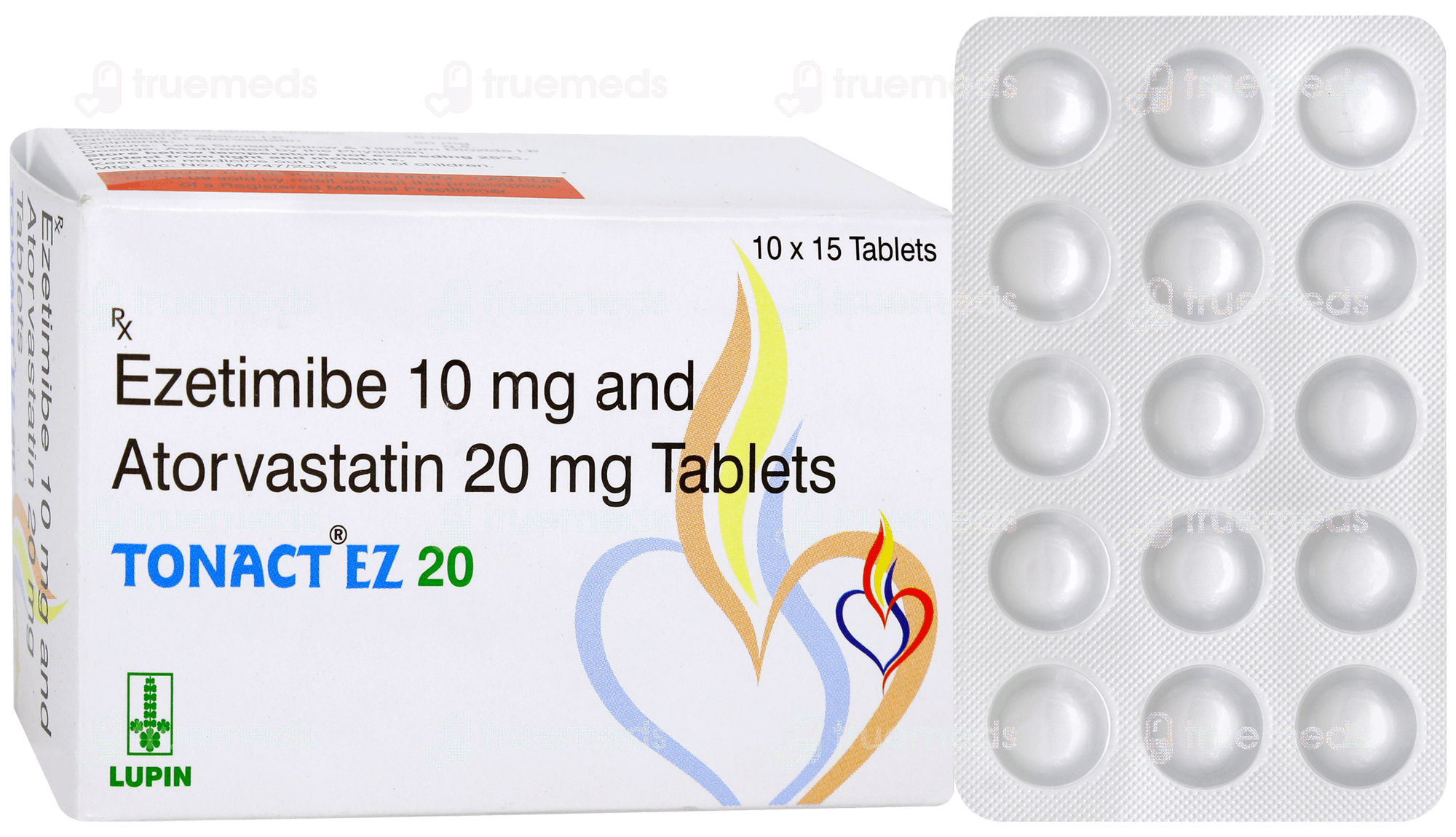Tonact Ez 2010 Mg Tablet 15 - Uses, Side Effects, Dosage, Price | Truemeds