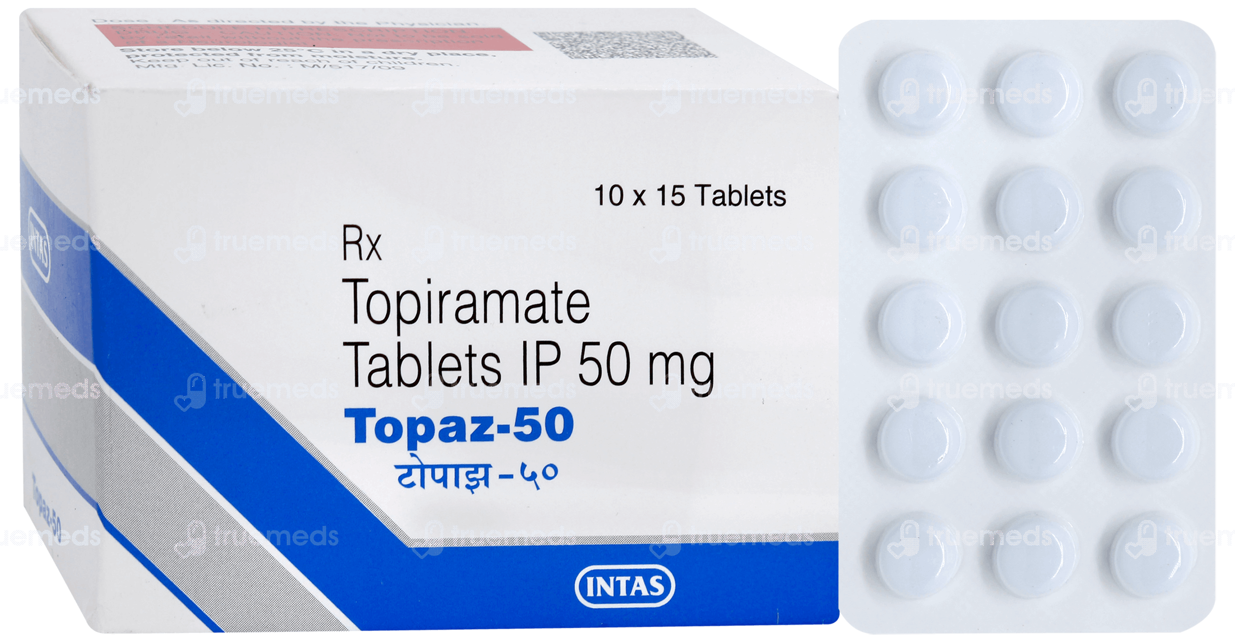 Topaz 50 MG | Order Topaz 50 MG Tablet Online at Truemeds