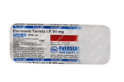 Torib 90 MG Tablet 10 - Uses, Side Effects, Dosage, Price | Truemeds