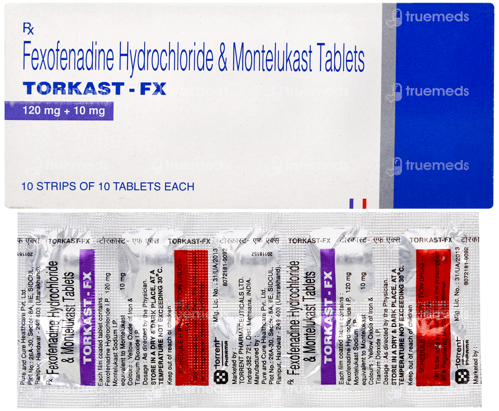 Torkast Fx 10120 Mg Tablet 10 - Uses, Side Effects, Dosage, Price ...
