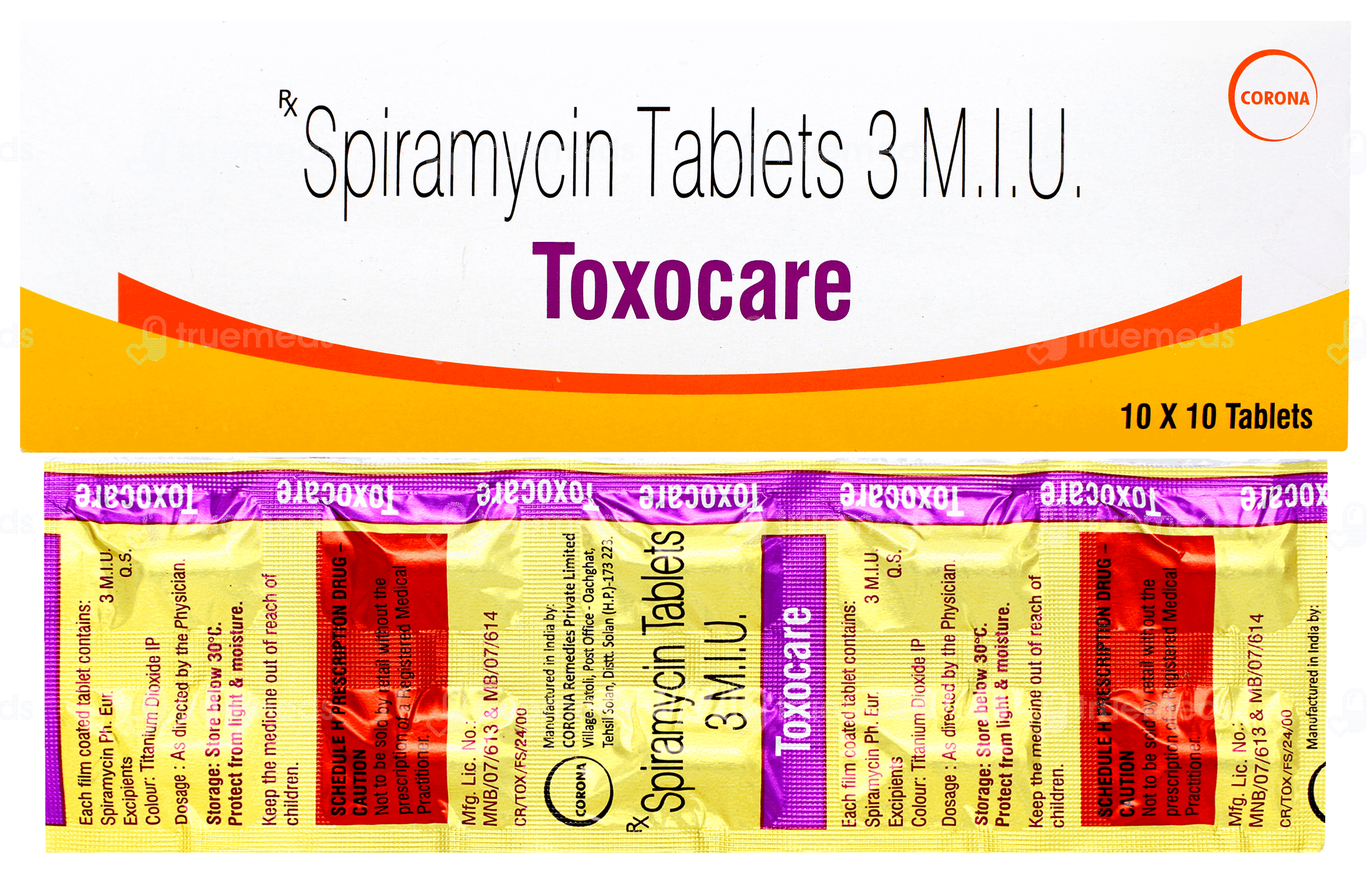 Toxocare 3 MIU | Order Toxocare 3 MIU Tablet Online at Truemeds