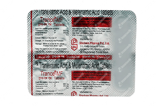 Trance Mf 500250 Mg Tablet 10 - Uses, Side Effects, Dosage, Price ...