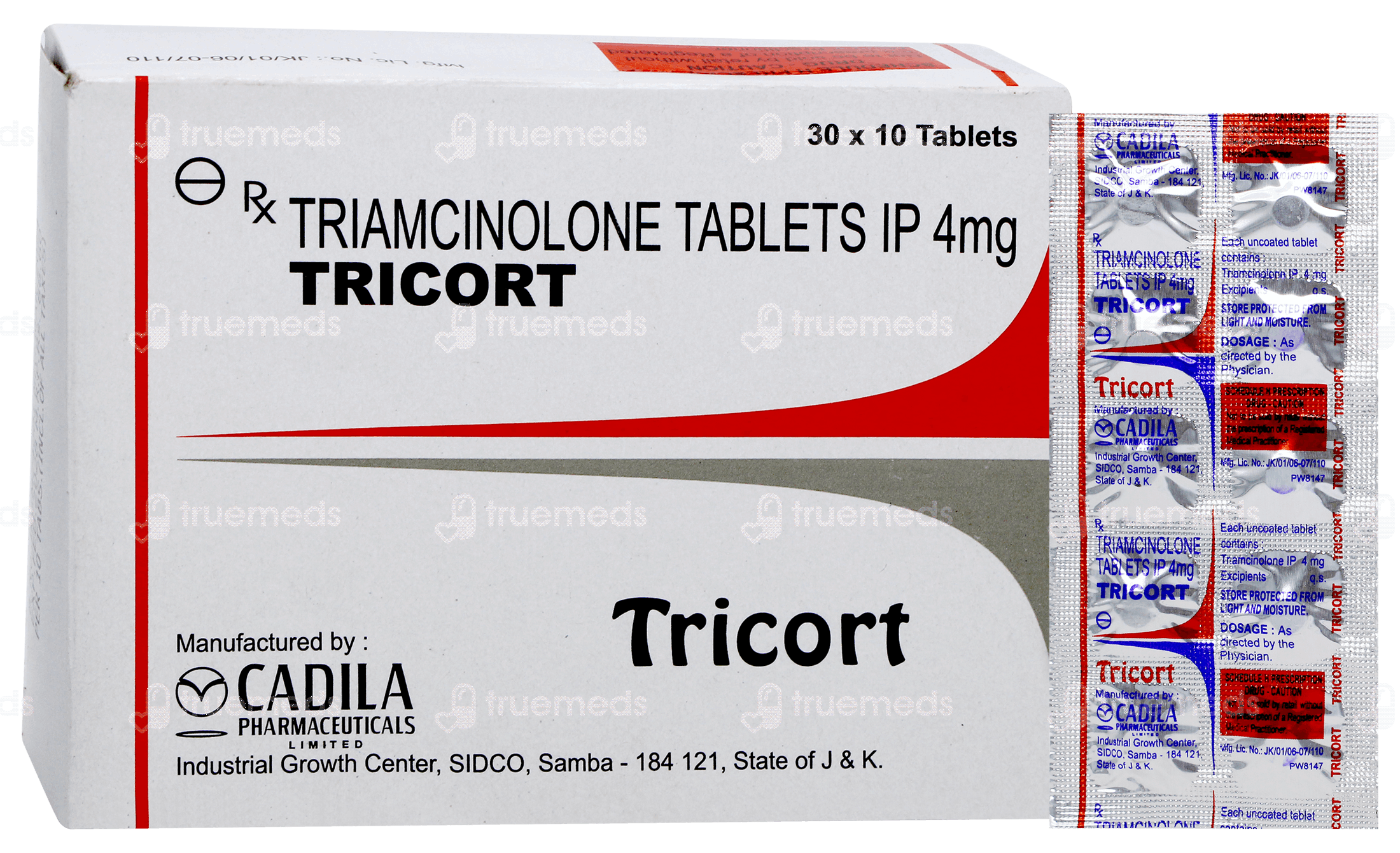 Tricort 4 MG - Uses, Side Effects & Dosage from Truemeds