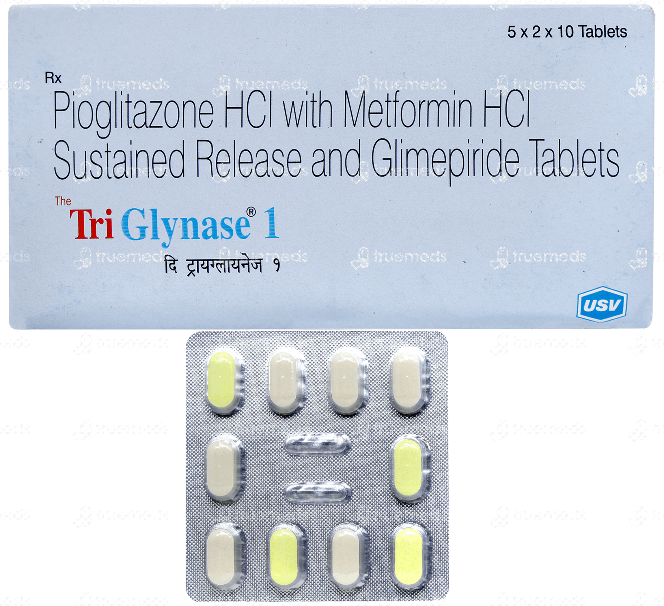 Triglynase 1 Tablet 10: Uses, Side Effects, Price & Substitutes