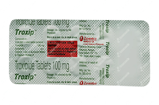 Troxip 100 Mg Tablet 10 - Uses, Side Effects, Dosage, Price | Truemeds