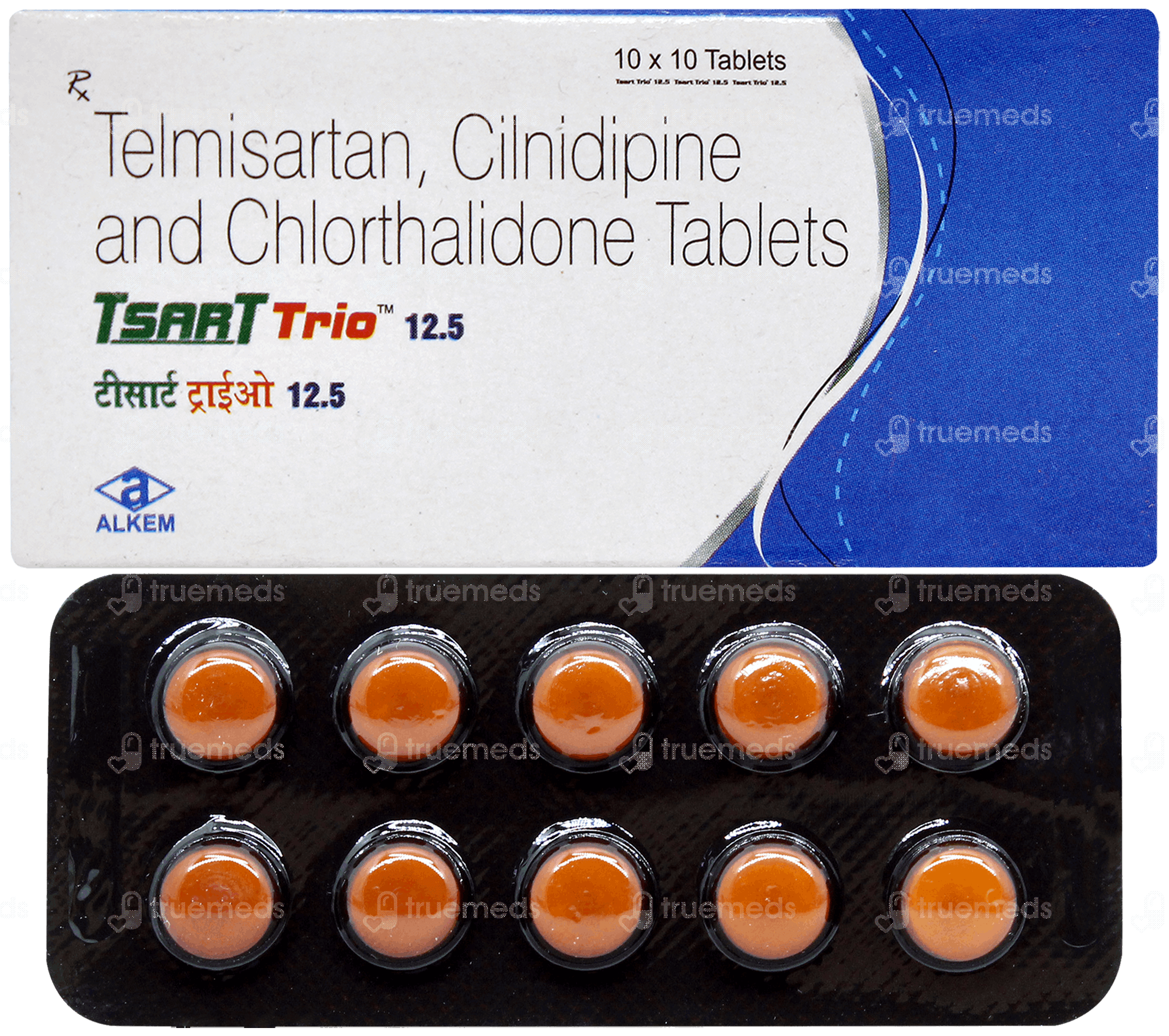 Tsart Trio 4010125 Mg Tablet 10 - Uses, Side Effects, Dosage, Price ...