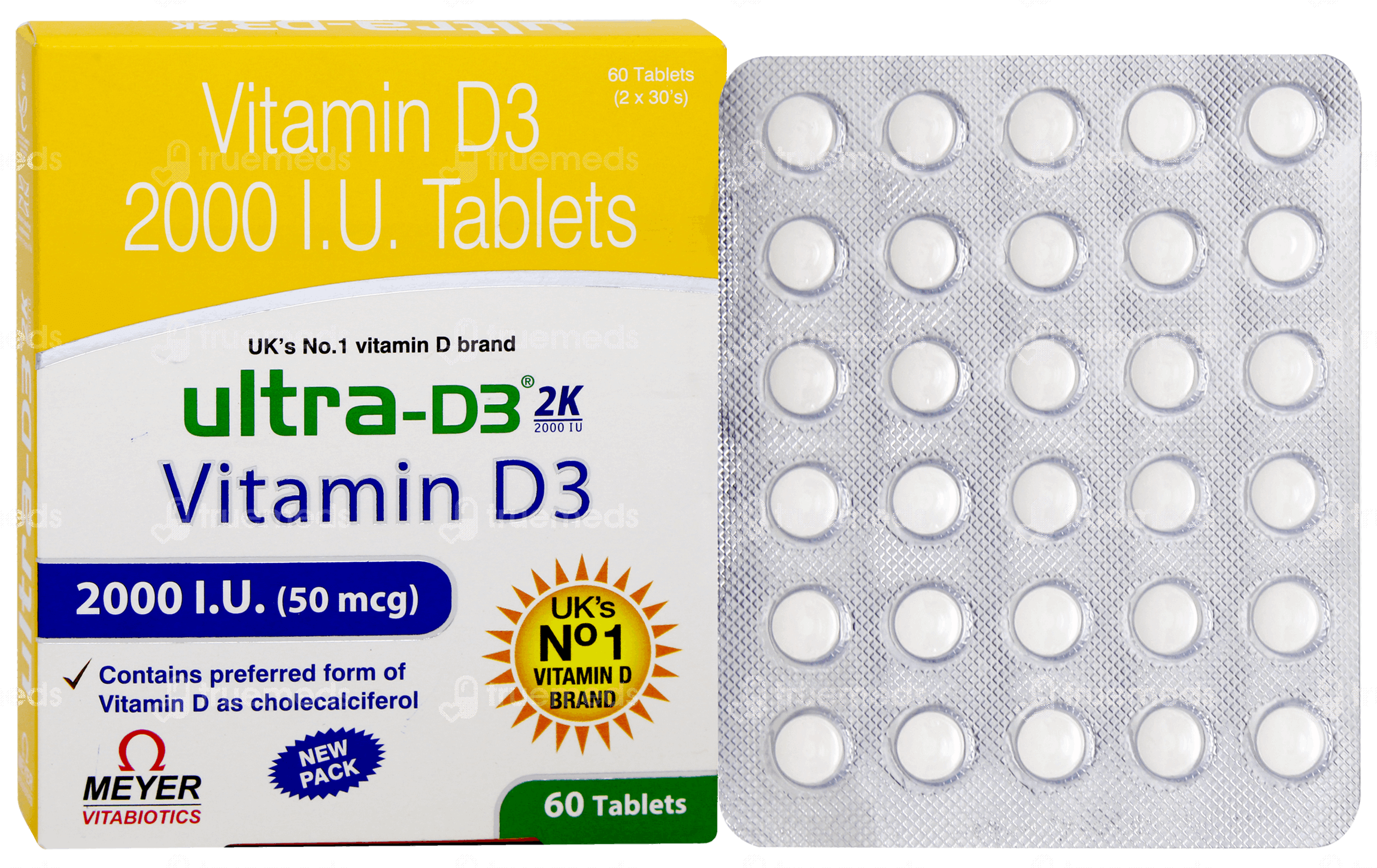 Ultra D3 2000 IU | Order Ultra D3 2000 IU Tablet Online at Truemeds