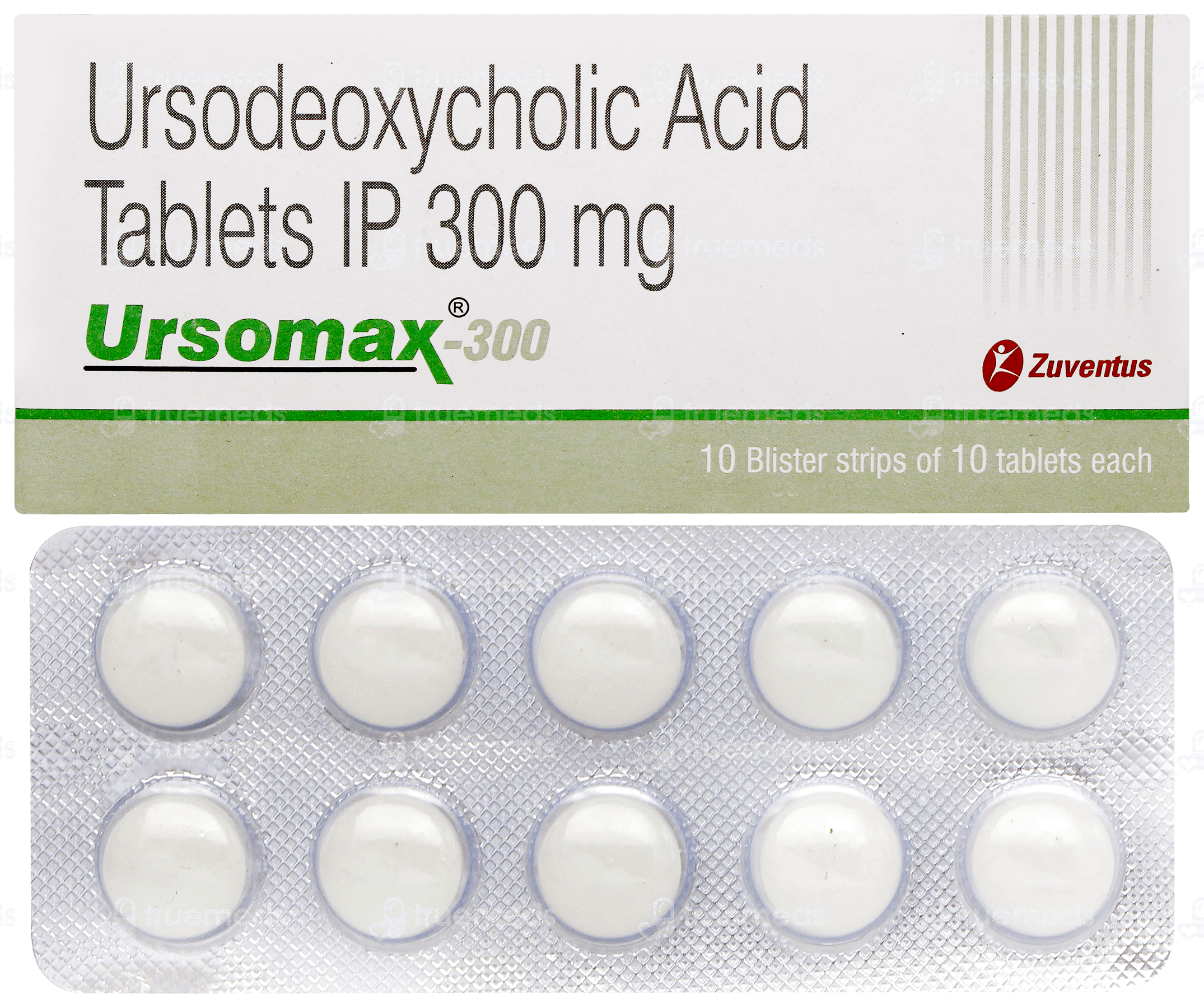 Ursomax 300 Tablet 10: Uses, Side Effects, Price & Substitutes