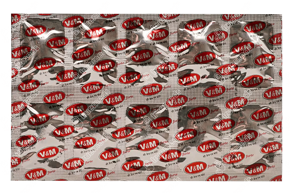 V M Forte Tablet 10 - Uses, Side Effects, Dosage, Price | Truemeds