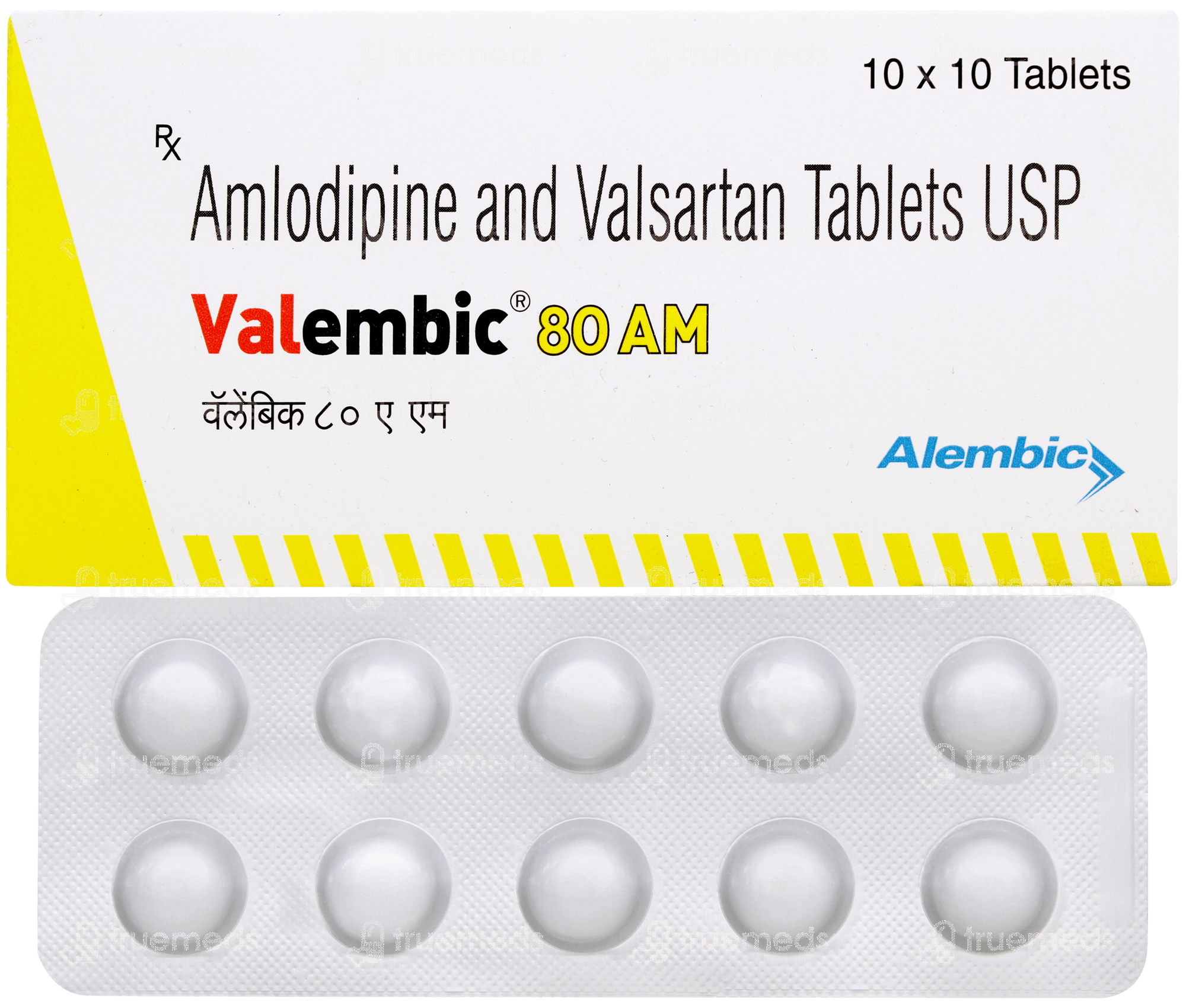 Valembic Am 80 MG | Order VALEMBIC AM 80 MG Tablet 10 Online at Truemeds