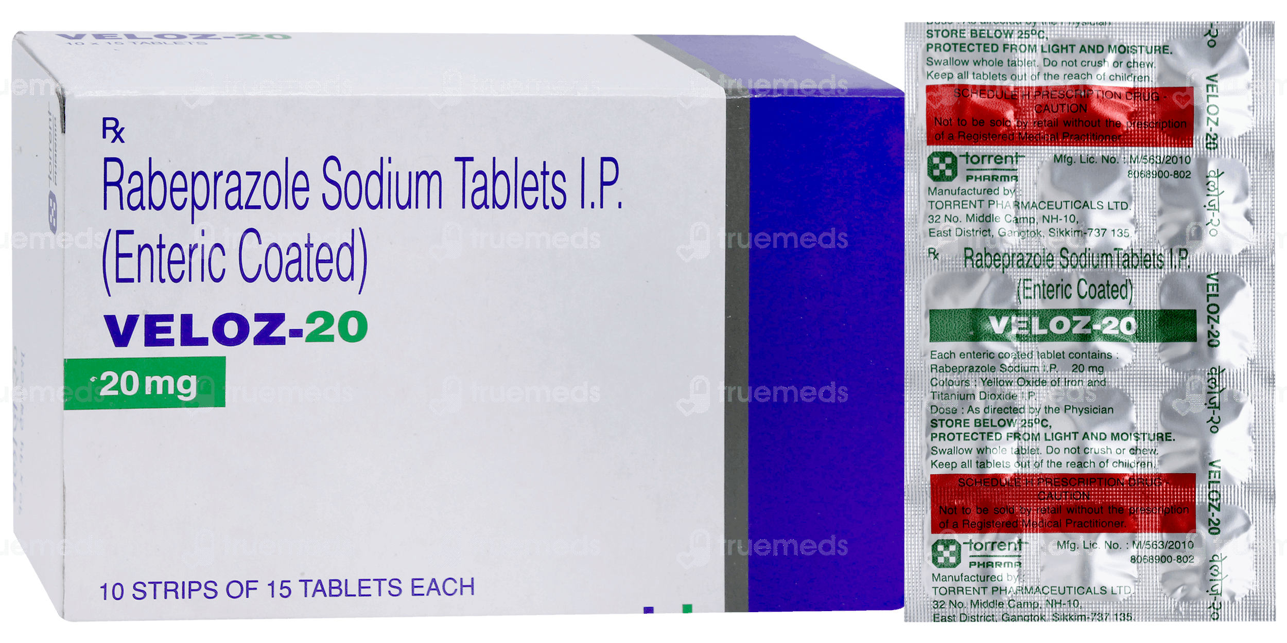 Veloz 20 Tablet – Gastrointestinal Disorder Relief