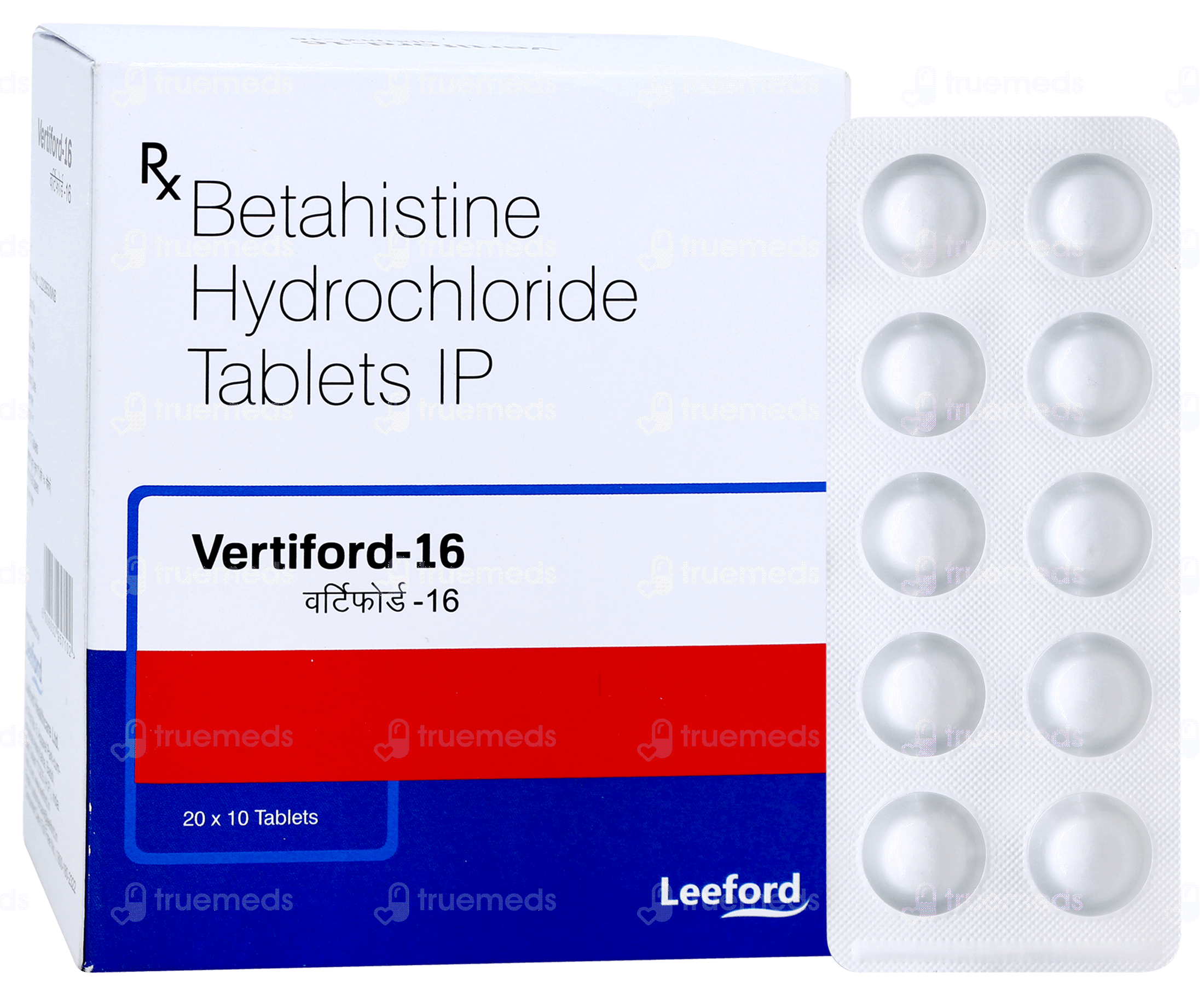 Vertiford 16 Tablet: Uses, Side Effects, Price & Substitutes