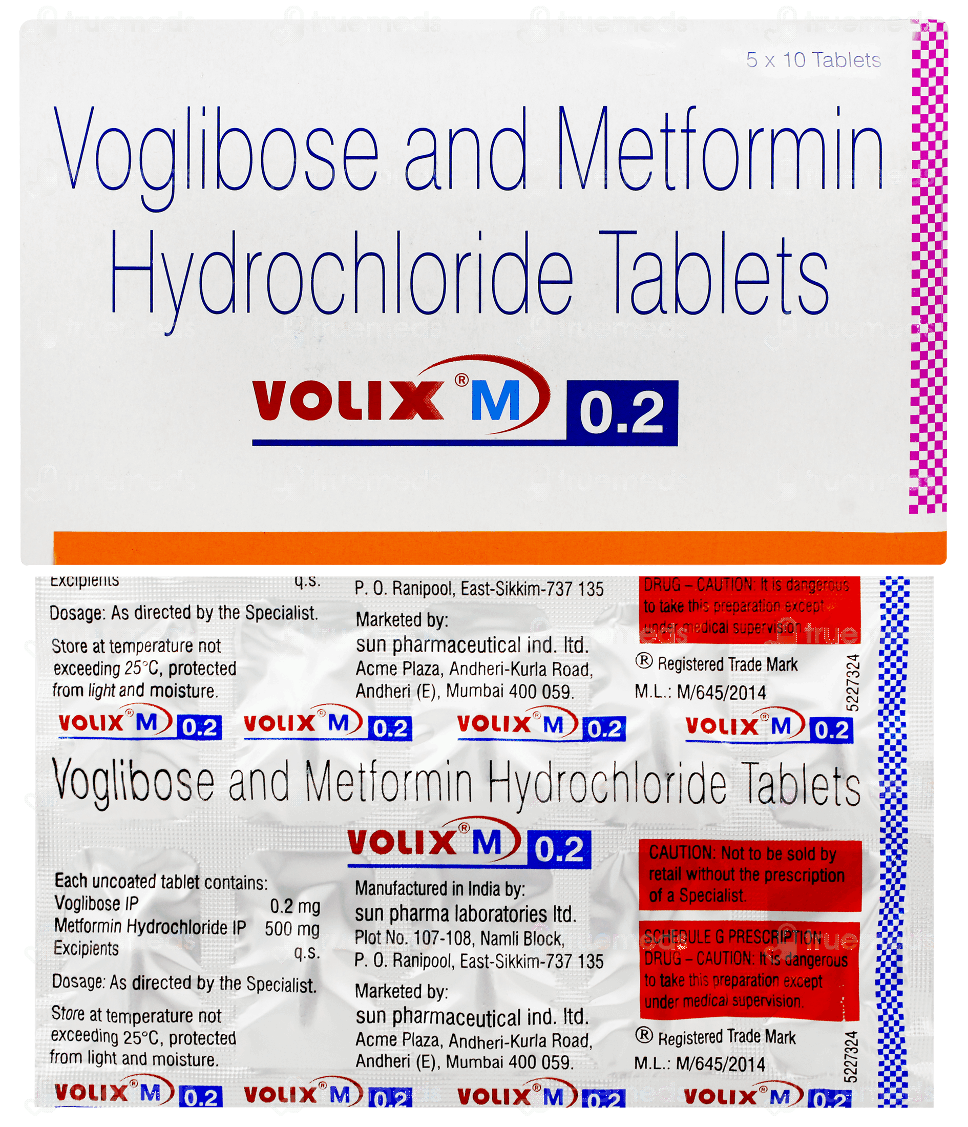 Volix M 0.2 Tablet 10: Uses, Side Effects, Price & Substitutes