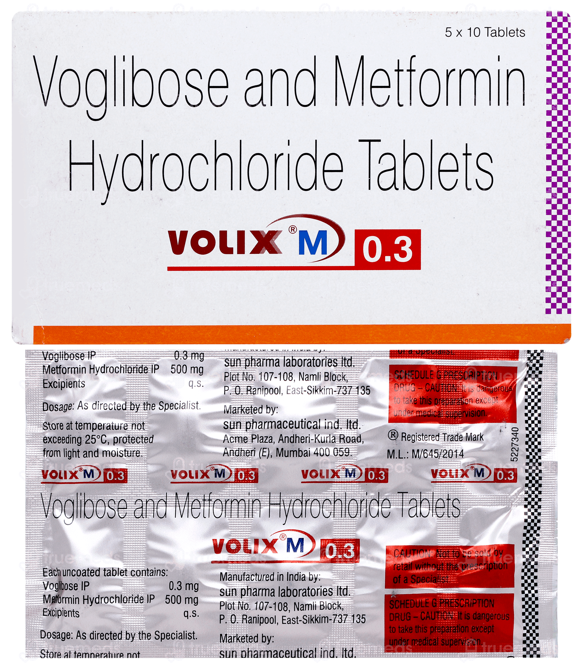 Volix M 0.3 Tablet 10: Uses, Side Effects, Price & Substitutes