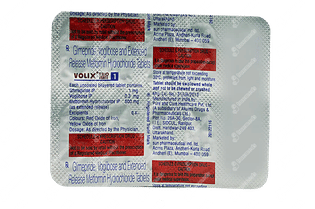 Volix Trio Forte 1/0.3/500 MG Tablet Er | Order VOLIX TRIO FORTE 1/0.3/ ...