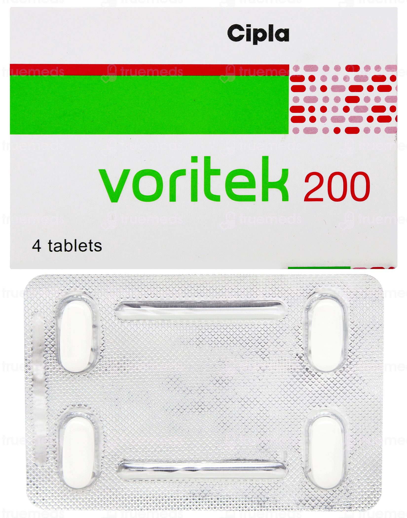 Voritek 200 MG | Order Voritek 200 MG Tablet Online at Truemeds