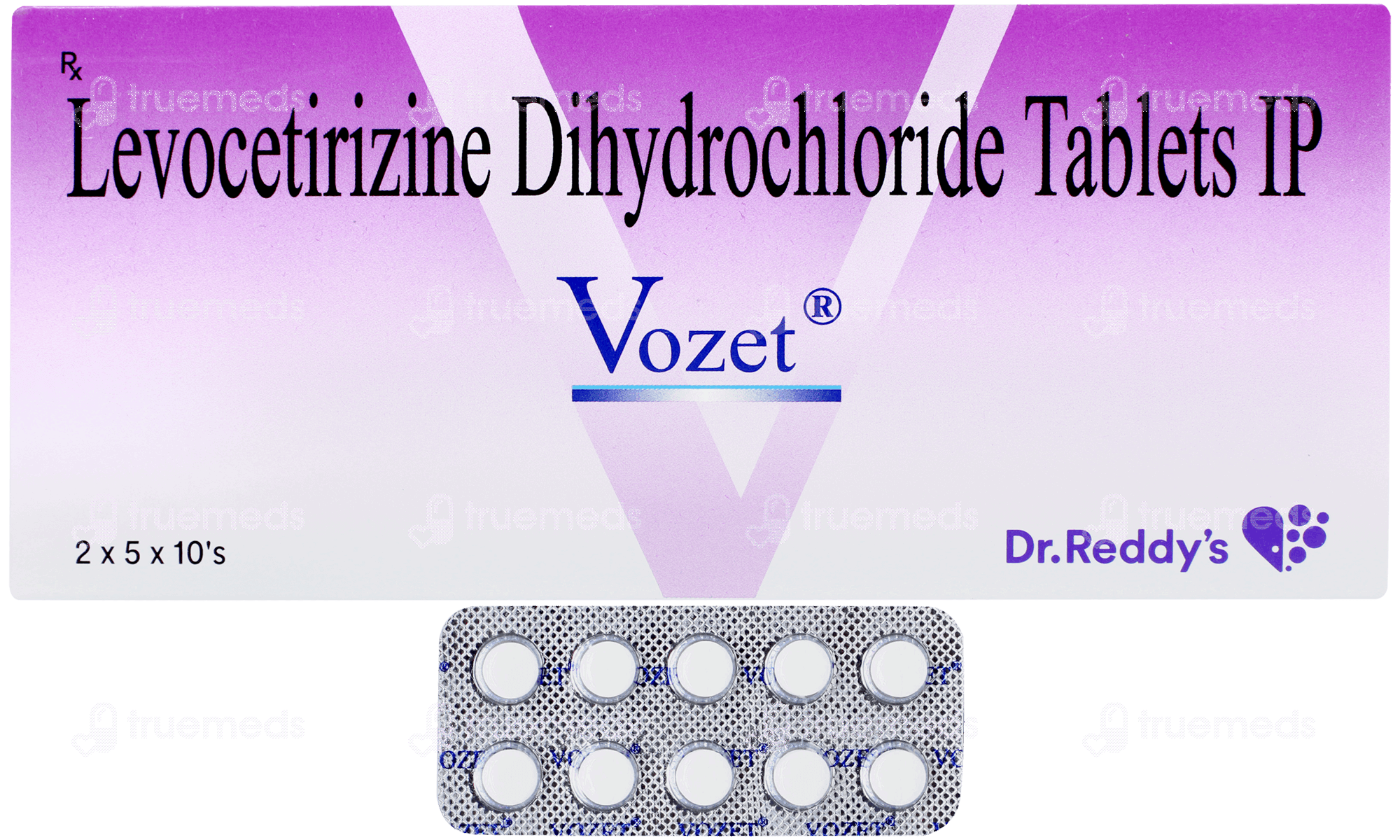 Vozet 5 Mg Tablet 10 - Uses, Side Effects, Dosage, Price | Truemeds