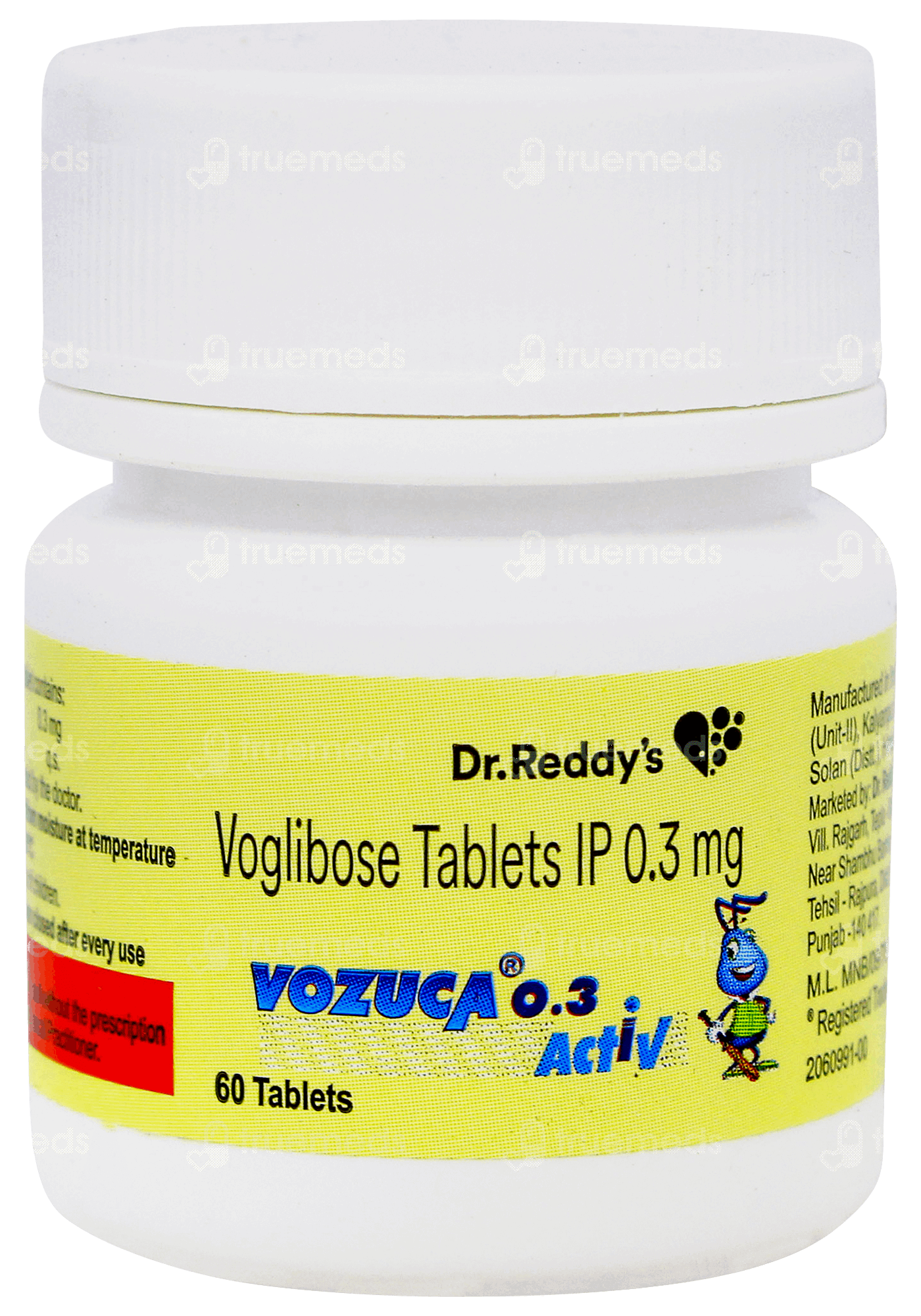 Vozuca 0.3 Activ Tablet 60: Uses, Side Effects, Price & Substitutes