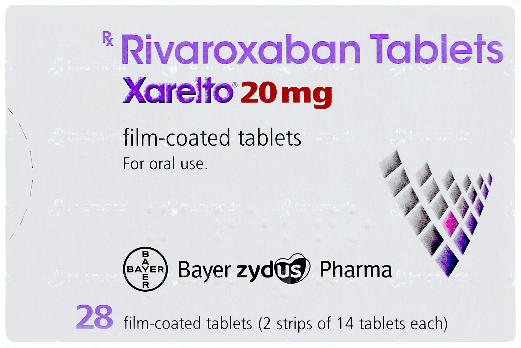 Xarelto 20 Mg Tablet 28 Uses Side Effects Dosage Price Truemeds