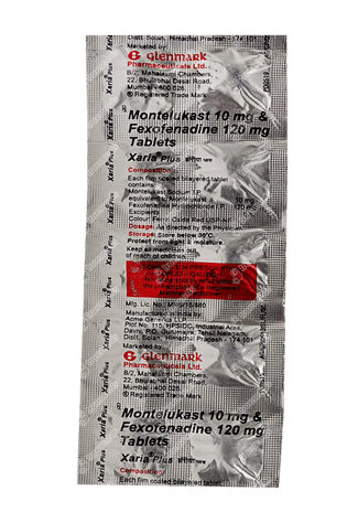 Xaria Plus 10/120 MG | Order Xaria Plus 10/120 MG Tablet Online at Truemeds