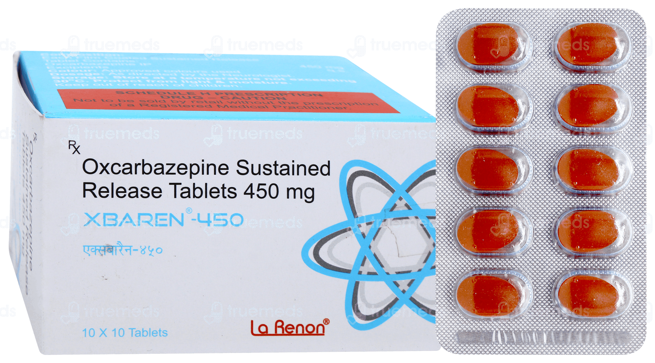 Xbaren 450 Mg Tablet 10 - Uses, Side Effects, Dosage, Price | Truemeds