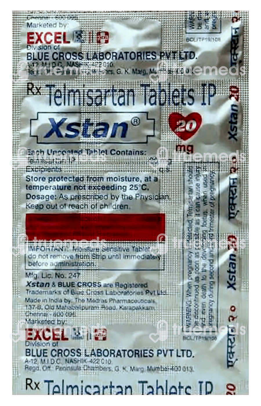 Xstan 20mg Tablet 15: Uses, Side Effects, Price & Substitutes