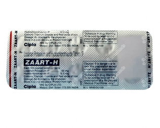 Zaart H 50/12.5 Mg Tablet: Uses, Side Effects, Price & Substitutes