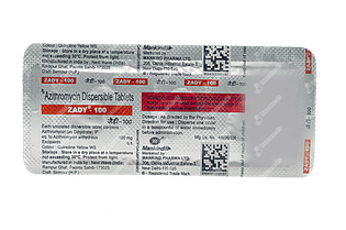 Zady 100 Tablet: Uses, Side Effects, Price & Substitutes