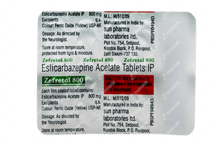 Zefretol 800 MG | Order Zefretol 800 MG Tablet Online at Truemeds