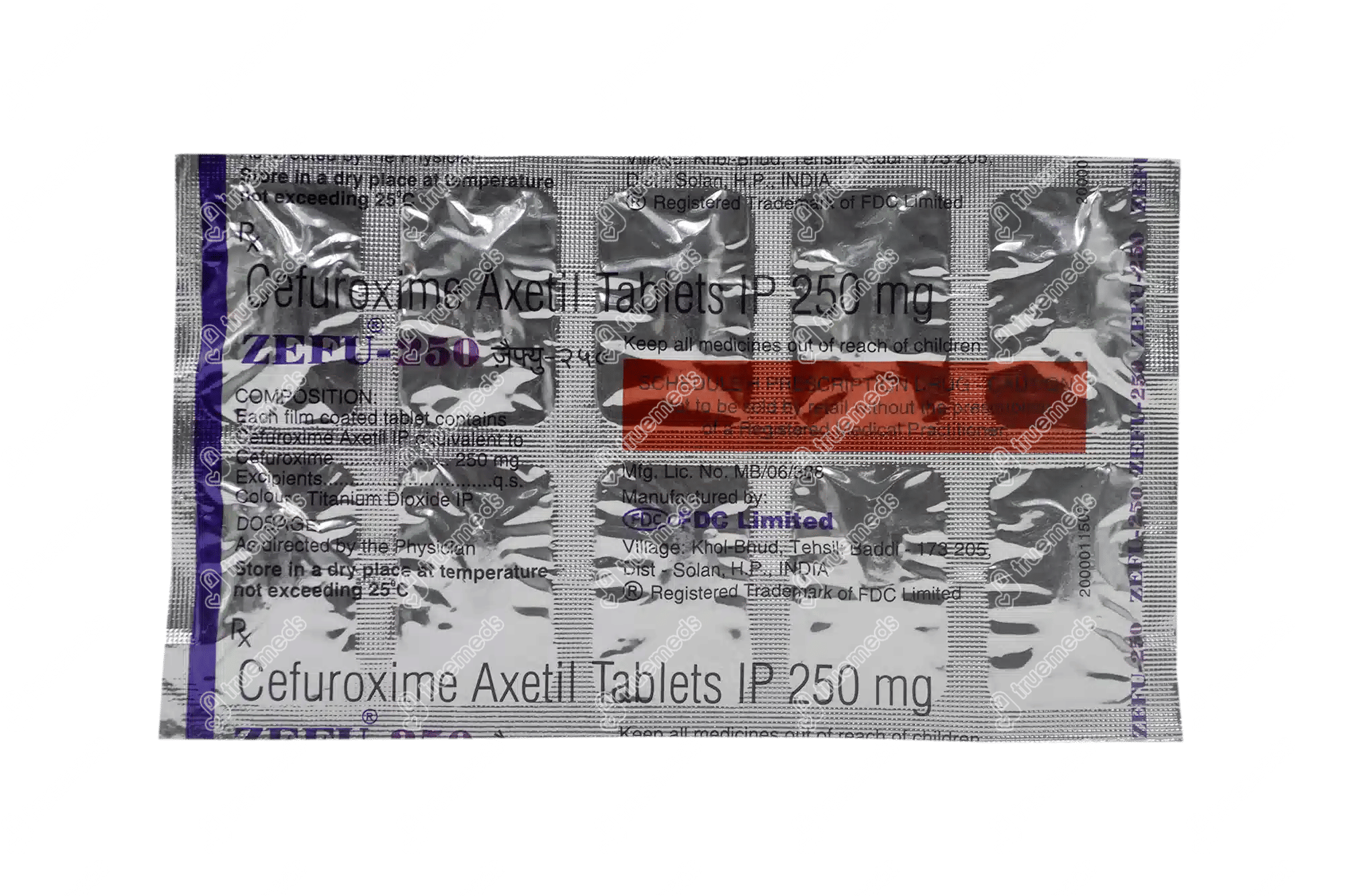 Zefu 250 Tablet: Uses, Side Effects, Price & Substitutes