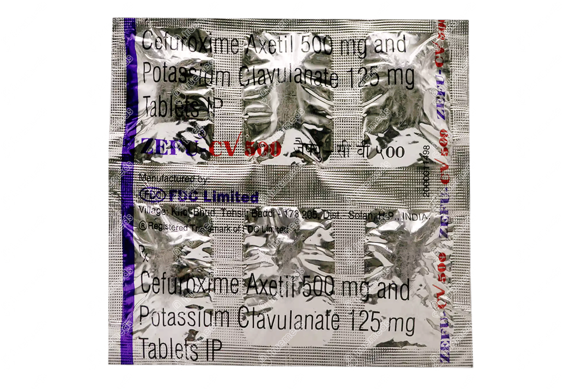 Zefu Cv 500 Tablet 6: Uses, Side Effects, Price & Substitutes